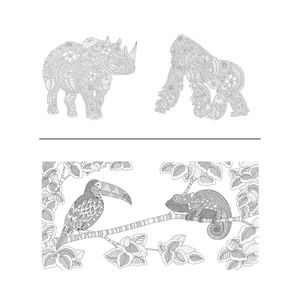 Lark Crafts | Office | New The Intricate Animal Kingdom Coloring Book ...